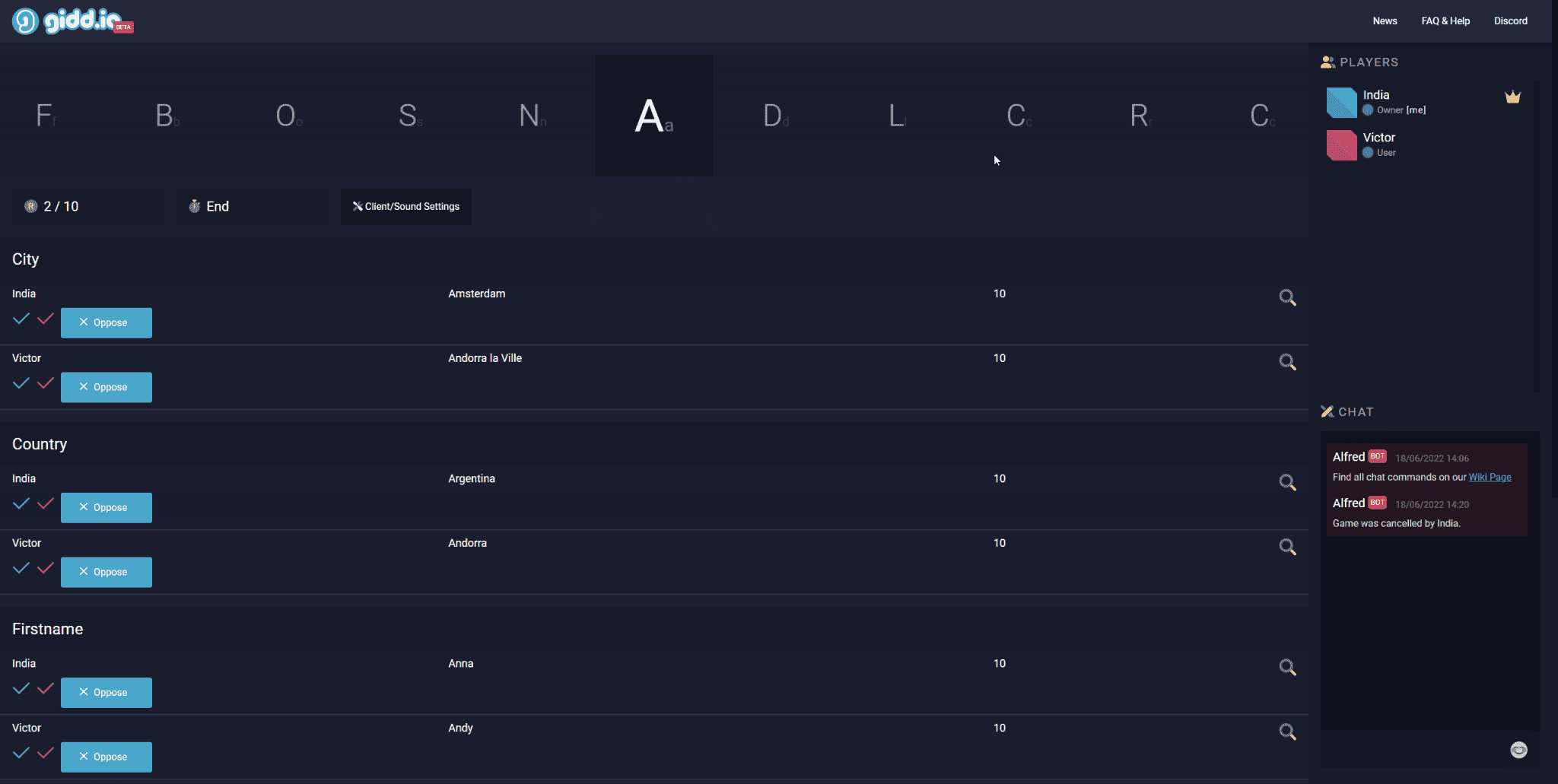 Free games to play with your friends online 🎲 - gidd.io