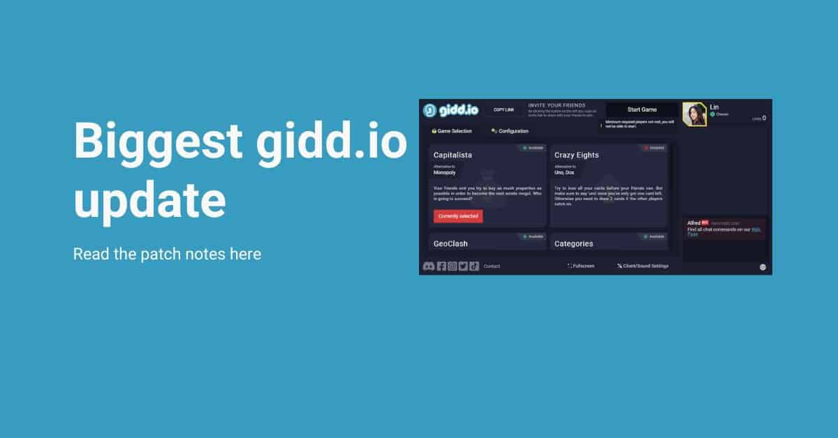 Free games to play with your friends online 🎲 - gidd.io